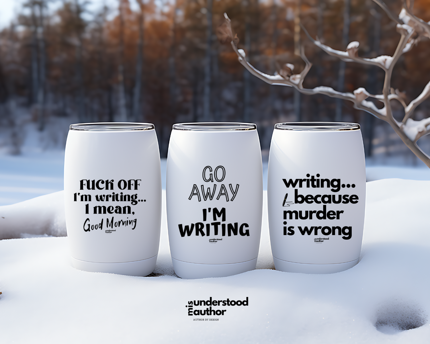 Writer's Humor Mugs & Tumblers CLEARANCE | Final Stock | Writer's Block Box